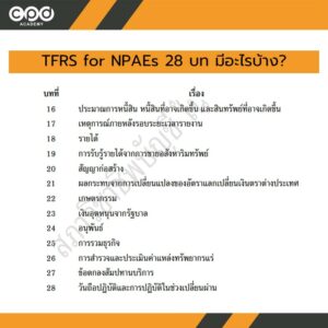 TFRS for NPAEs สรุปสิ่งที่นักบัญชีควรรู้ Update ล่าสุด